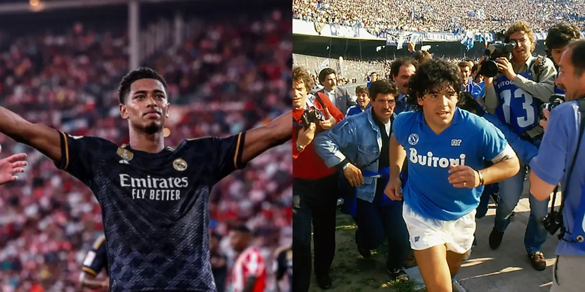 (VIDEO) Bellingham and Real Madrid paid tribute to Maradona with this ...